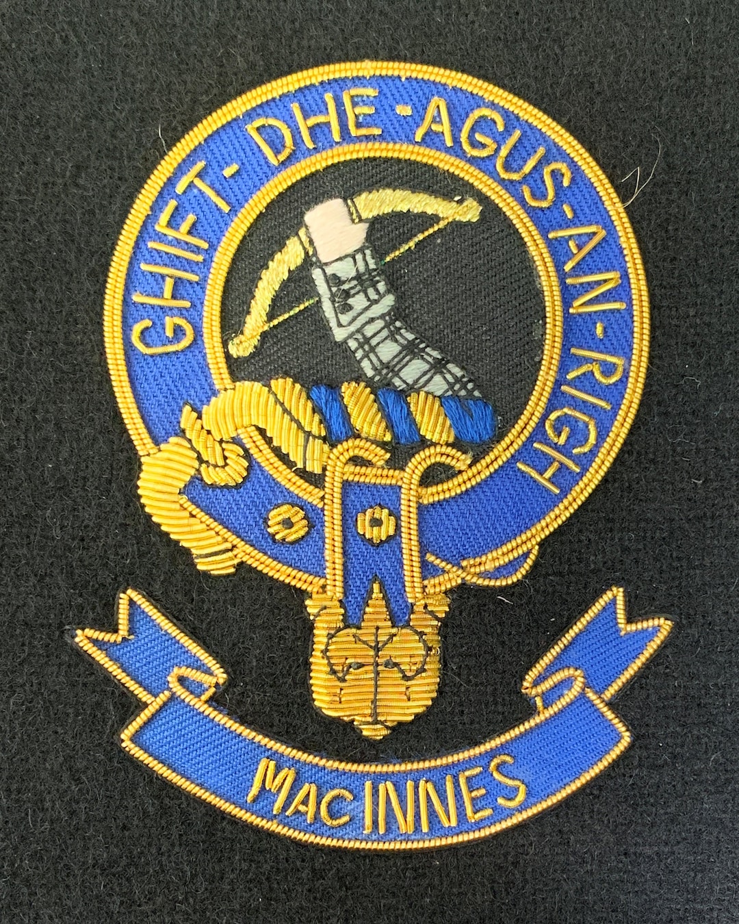 Macinnes Scottish Clan Embroidered Crest - Etsy