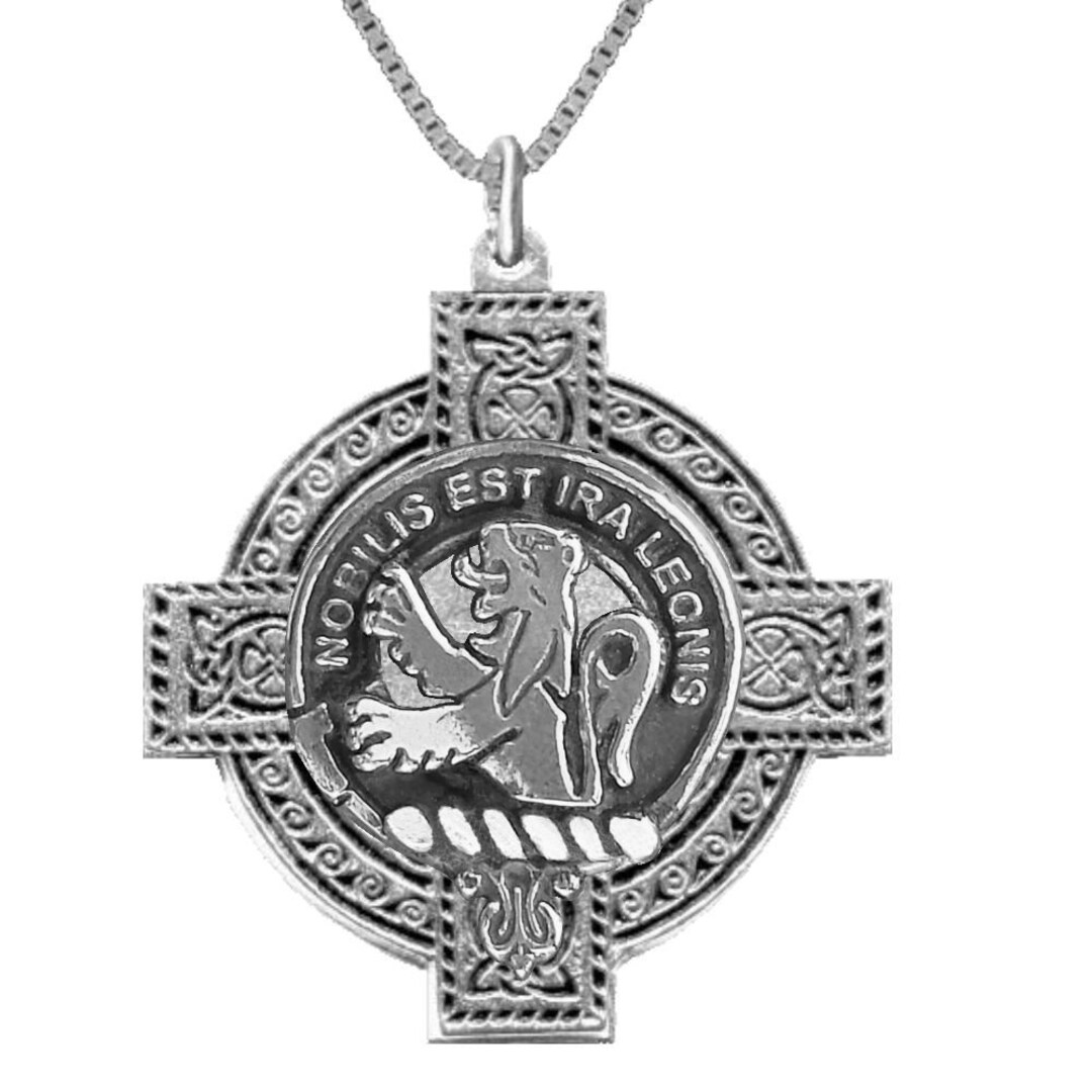 Inglis Clan Crest Celtic Cross Pendant Scottish ~ CLP04 - Etsy