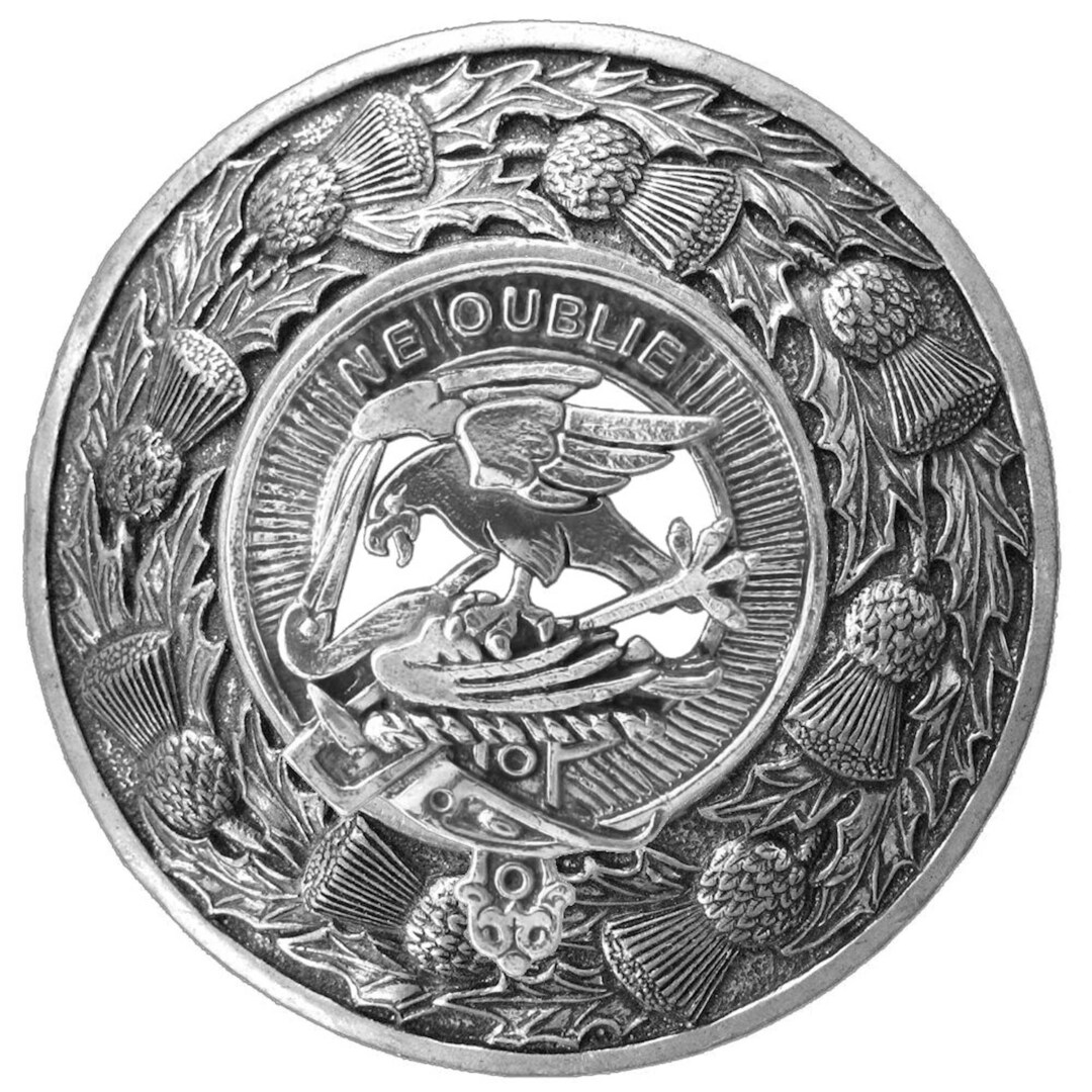 Graham (montrose) Clan Badge Scottish Plaid Brooch - Etsy