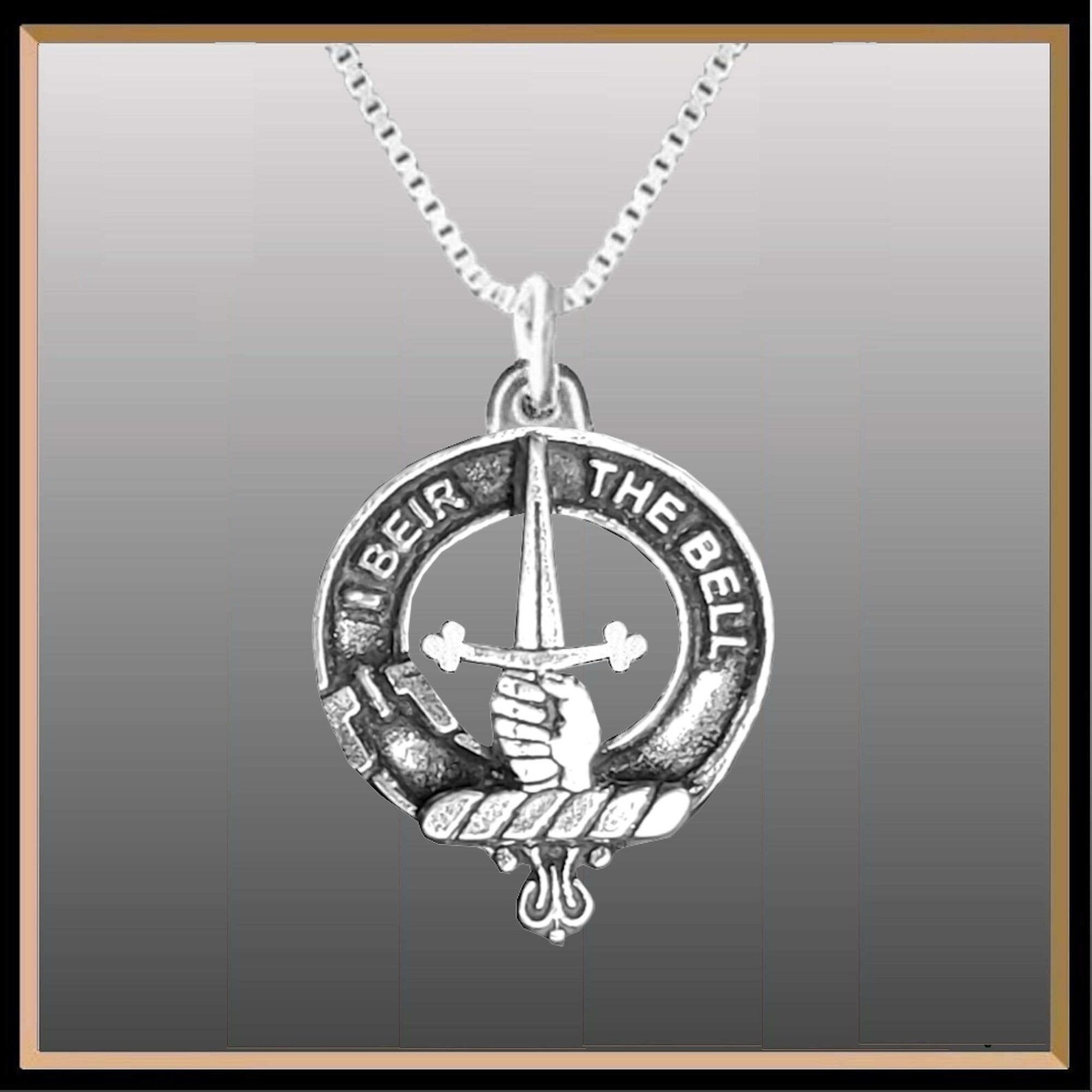 Bell Clan Crest Scottish Pendant CLP02 - Etsy