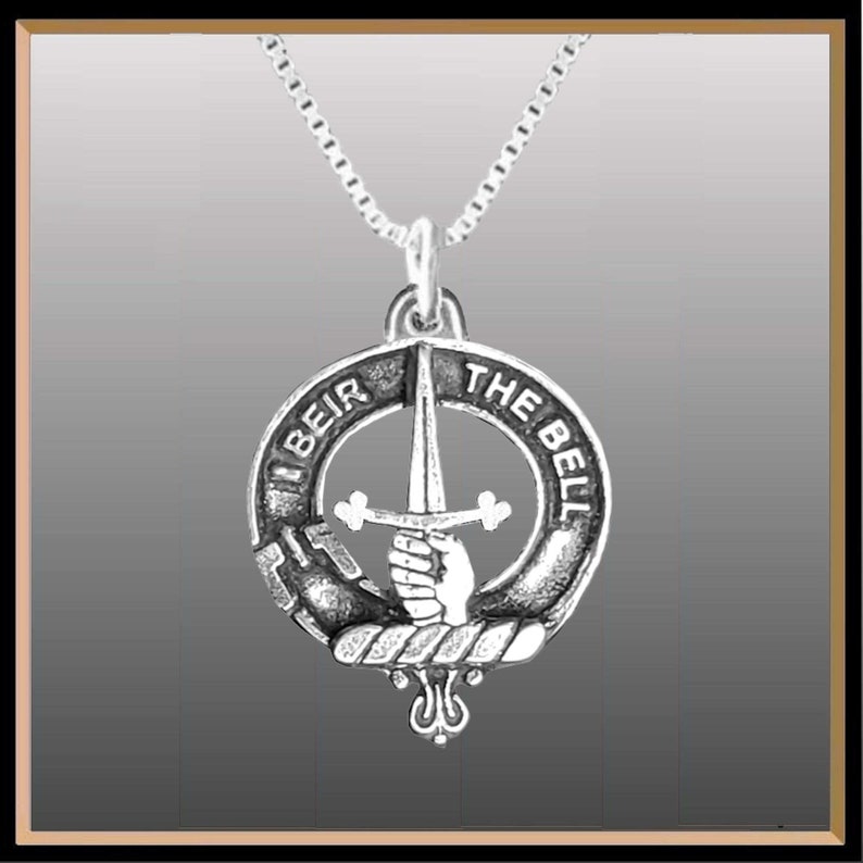 Bell Clan Crest Scottish Pendant CLP02 - Etsy