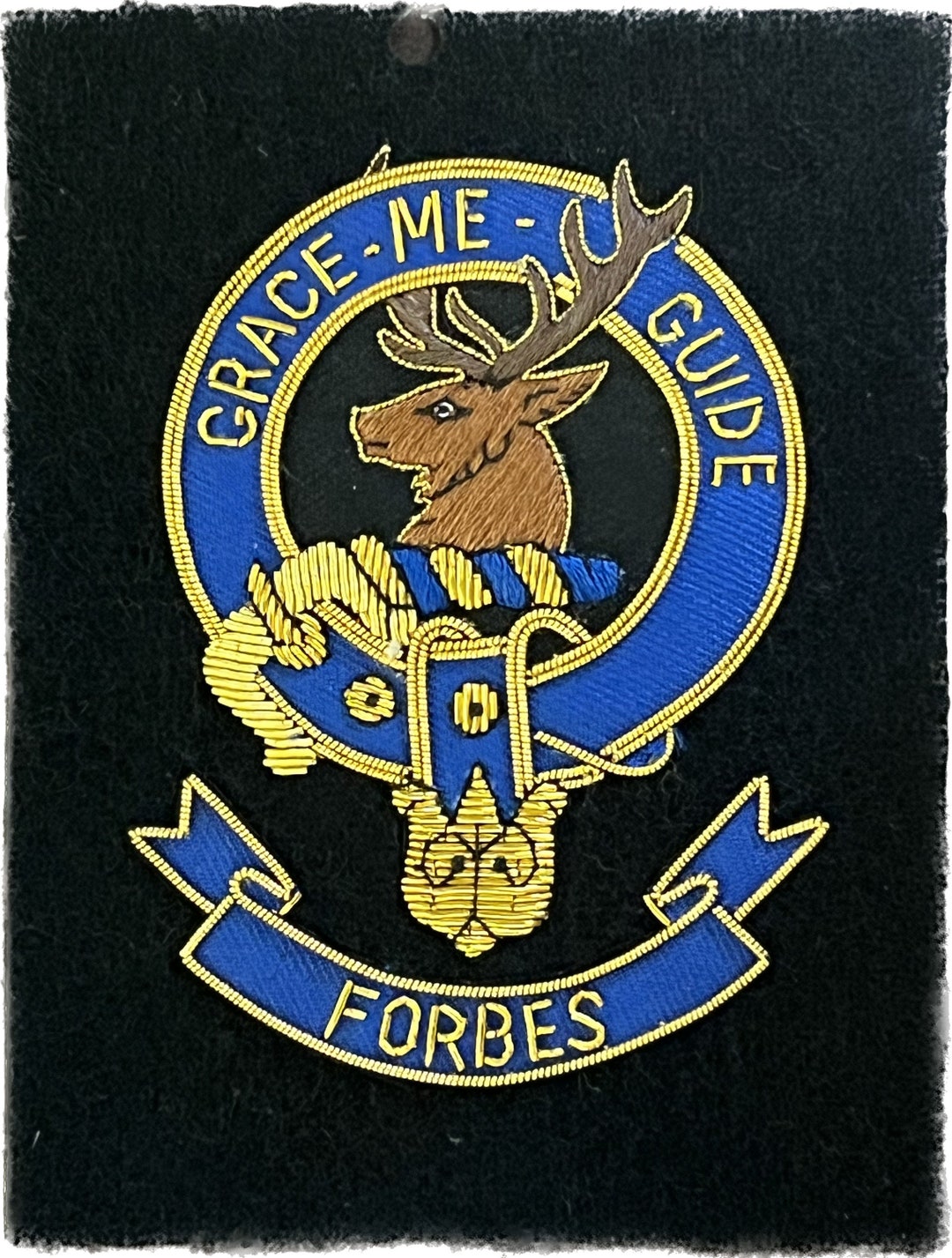 Forbes Scottish Clan Embroidered Crest - Etsy