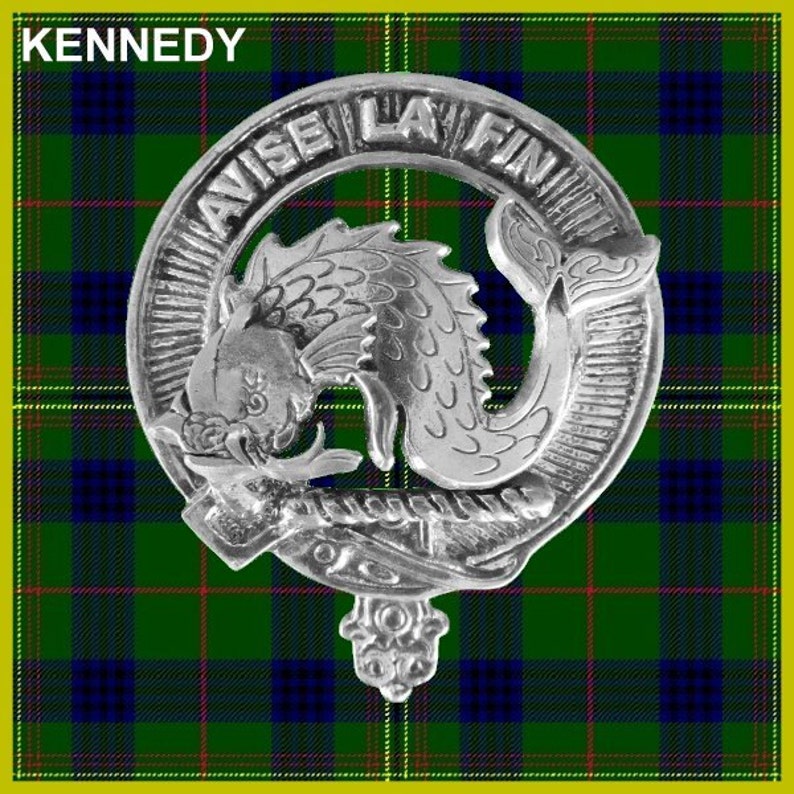 Kennedy Clan Crest Scottish Cap Badge CB02 - Etsy