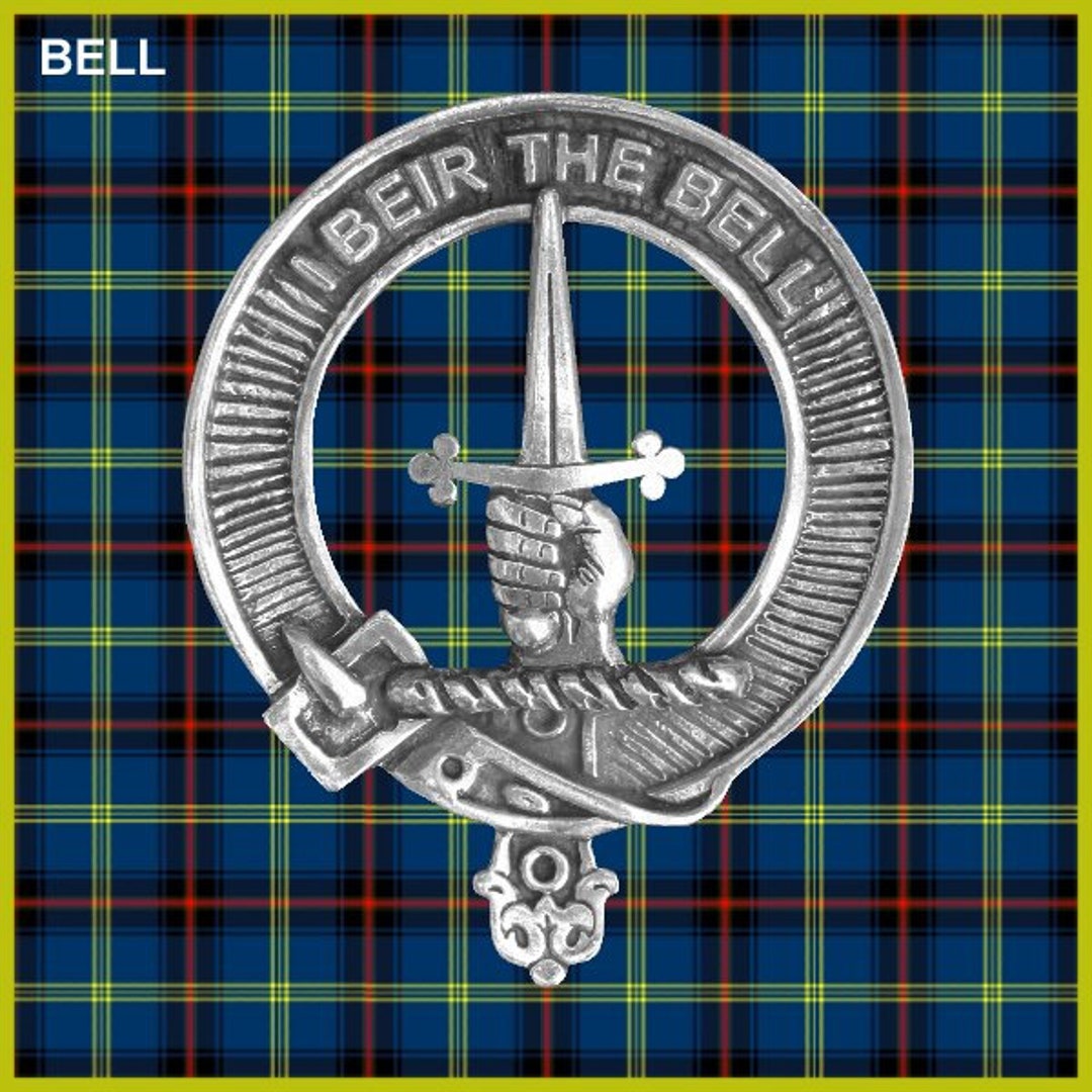 Bell Clan Crest Scottish Cap Badge CB02 - Etsy