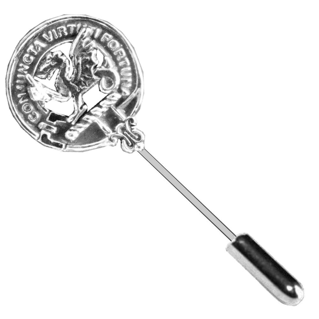 Macbeth Clan Crest Stick or Cravat Pin, Sterling Silver - Etsy