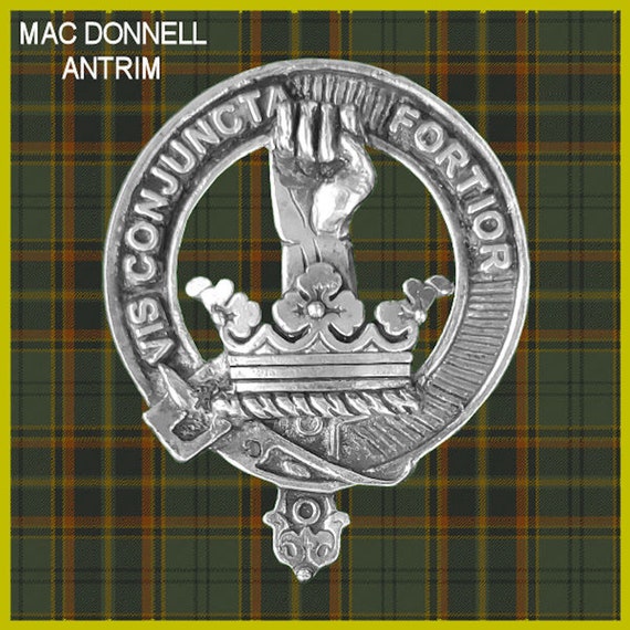 Macdonnell Antrim Clan Crest Scottish Cap Badge CB02 | Etsy Australia