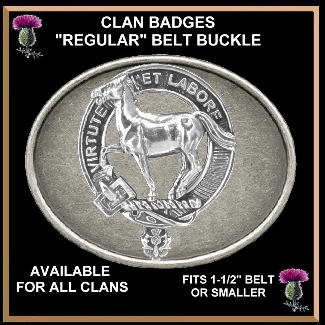 Cochrane Clan Crest Regular Buckle - Etsy