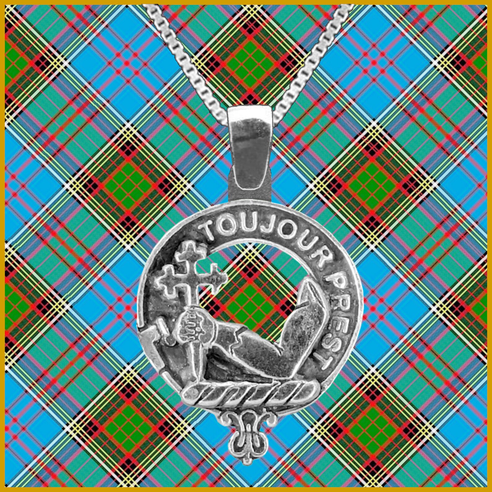 Macdonald Dunnyveg Large 1 Scottish Clan Crest Pendant - Etsy