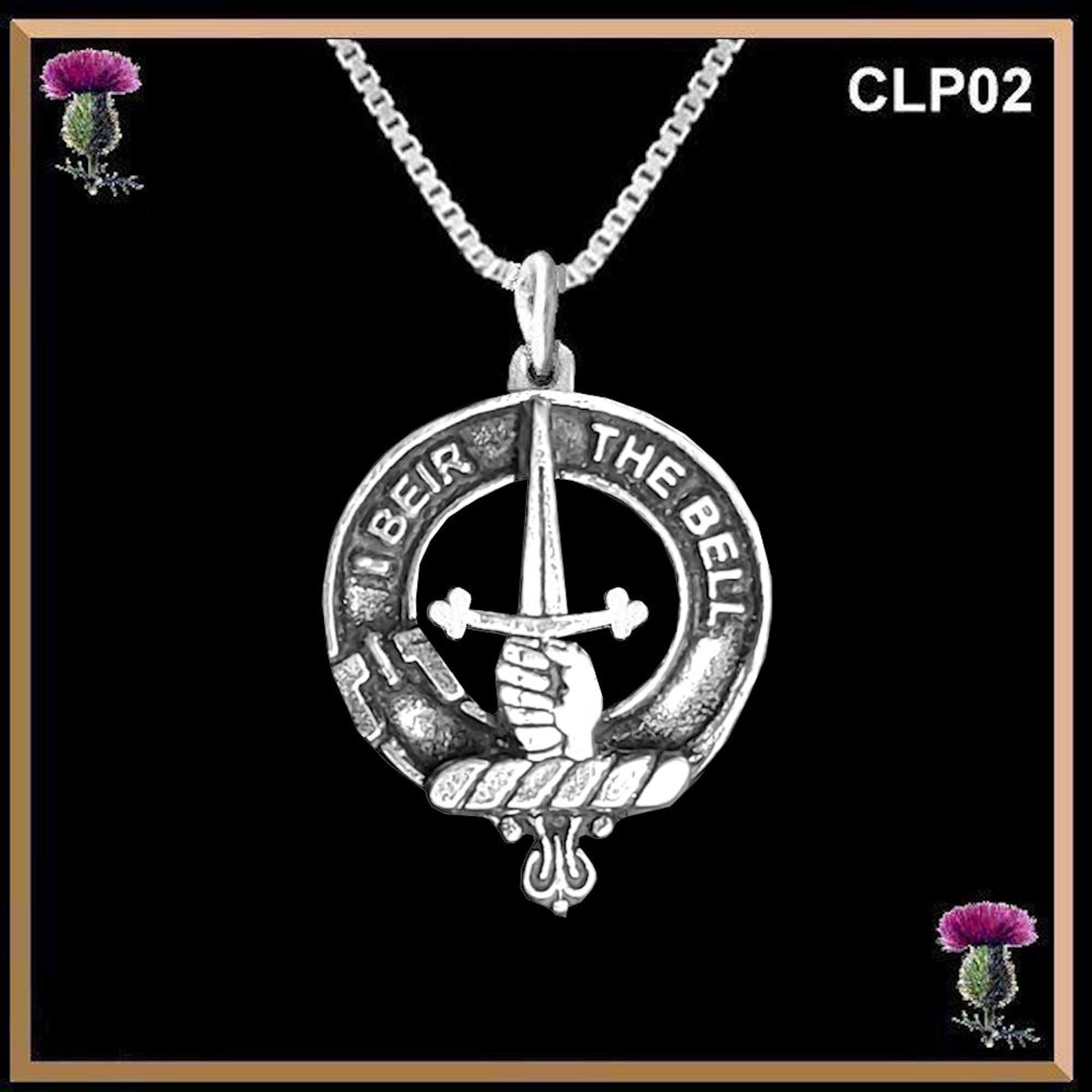 Bell Clan Crest Scottish Pendant CLP02 - Etsy