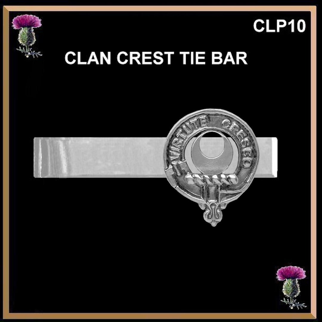 Leask Scottish Clan Clip Tie Bar - Etsy España