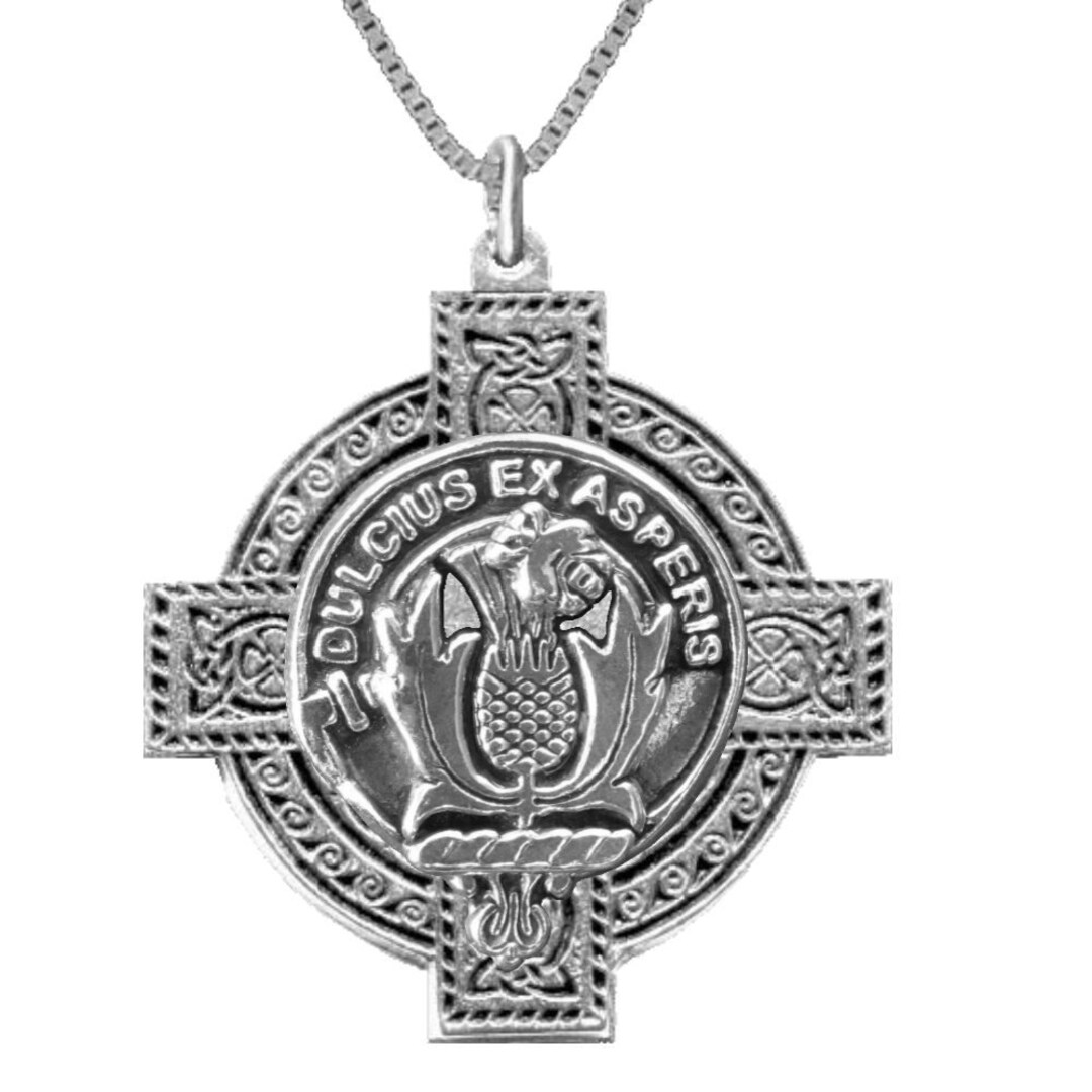Ferguson Clan Crest Celtic Cross Pendant Scottish ~ CLP04 - Etsy