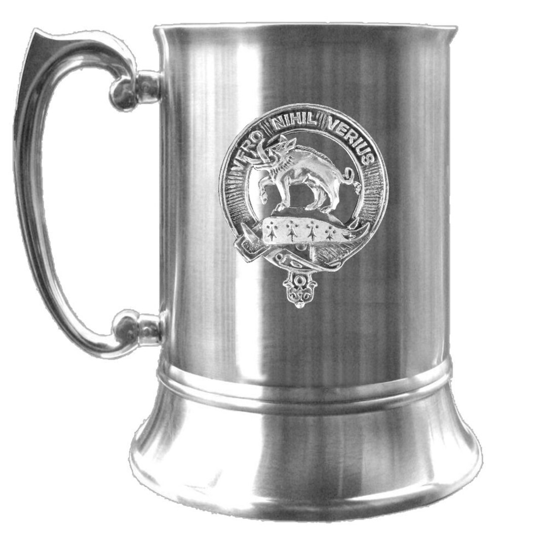 Weir Scottish Clan Crest Badge Tankard - Etsy