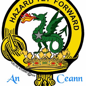 Seton Clan Crest Regular Buckle - Etsy