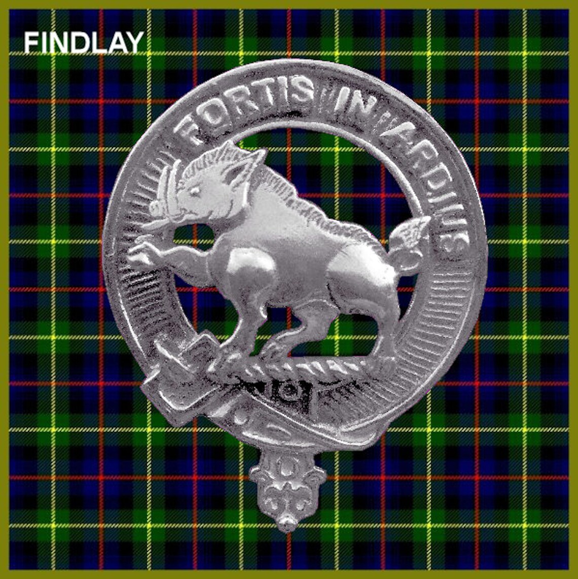 Findlay Clan Crest Badge Glass Beer Mug - Etsy UK