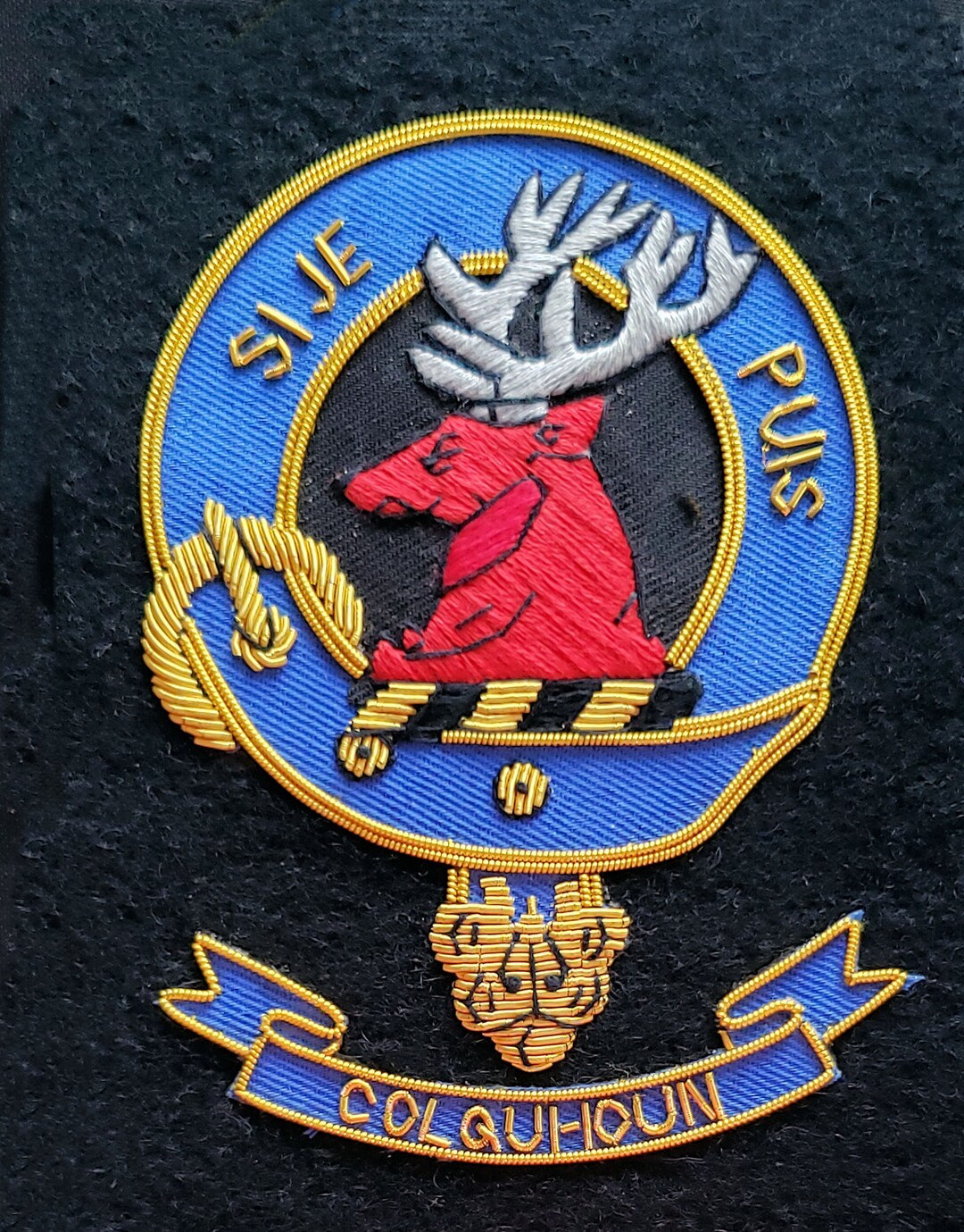 Colquhoun Scottish Clan Embroidered Crest - Etsy