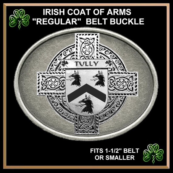 Tully Irish Coat of Arms Boucle régulière - Etsy France
