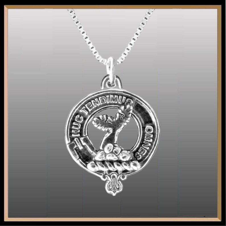 Paterson Clan Crest Scottish Pendant Clp02 Etsy