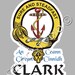 Clark Clan Crest Decal | Custom Scottish Heritage Car & Laptop Stickers ...