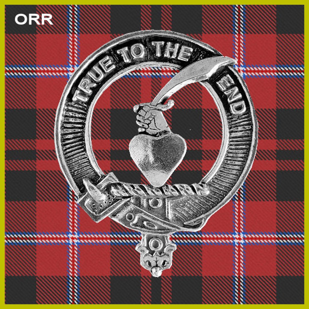 Orr Clan Crest Scottish Cap Badge CB02 - Etsy