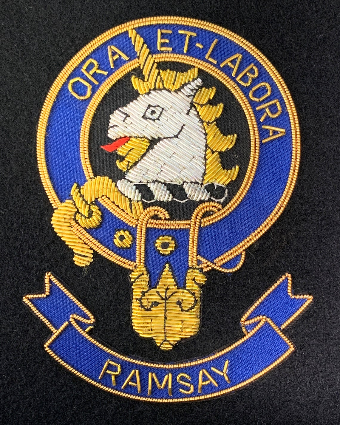 Ramsay Scottish Clan Embroidered Crest - Etsy