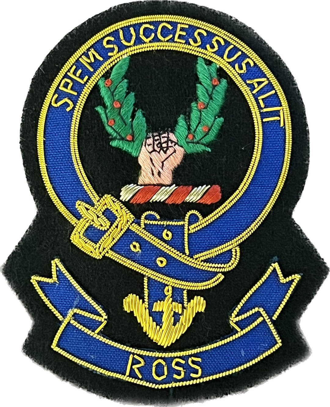 Ross Scottish Clan Embroidered Crest - Etsy