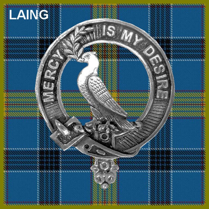 Laing Dove Clan Crest Scottish Cap Badge CB02 - Etsy