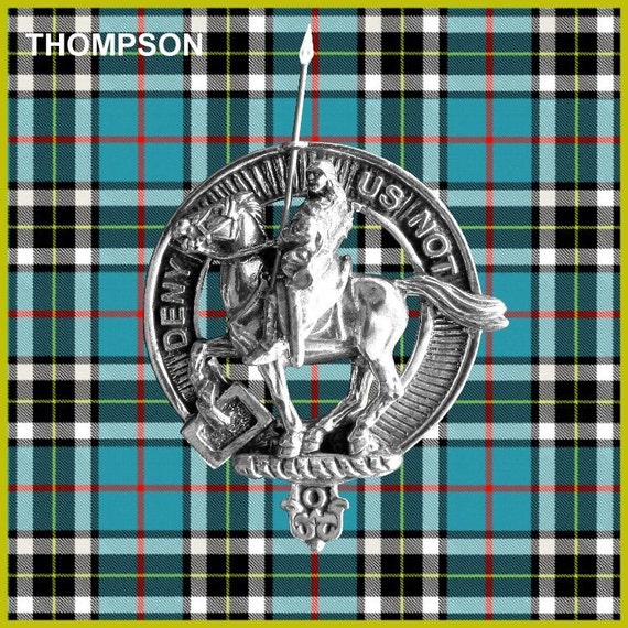 Thompson Clan Crest Scottish Cap Badge CB02 - Etsy
