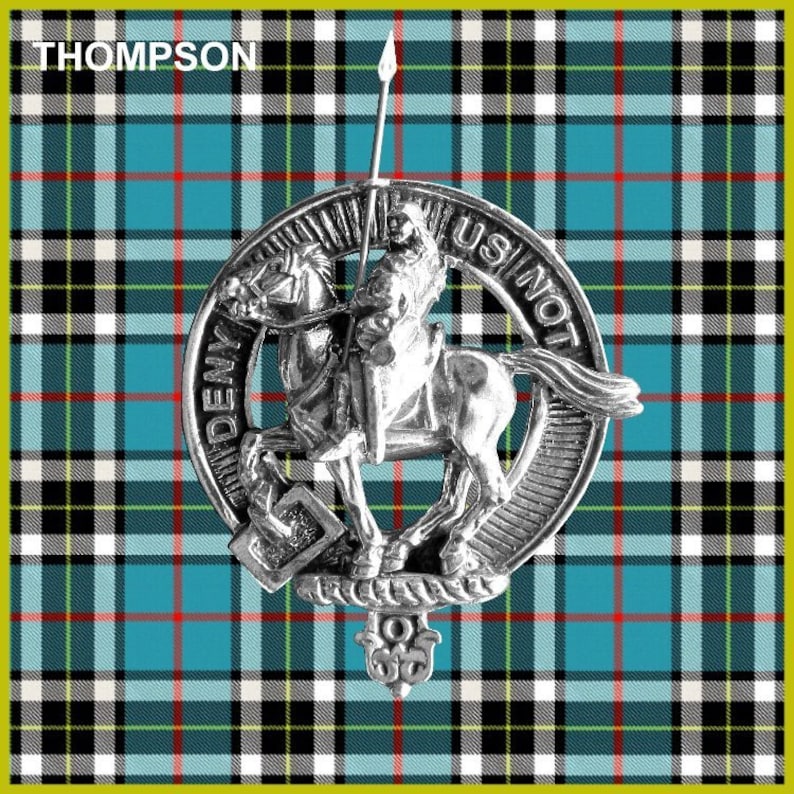 Thompson Clan Crest Scottish Cap Badge CB02 - Etsy