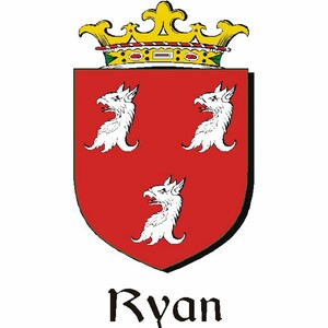 Ryan Irish Family Coat of Arms Stick Pin - Etsy