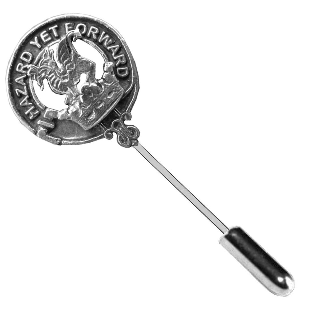 Seton Clan Crest Stick or Cravat Pin, Sterling Silver - Etsy