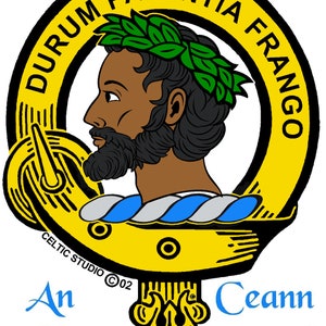 Muir Clan Crest Scottish Cap Badge CB02 - Etsy