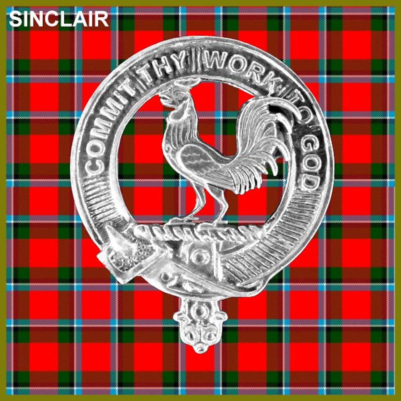 Sinclair Clan Crest Regular Buckle - Etsy