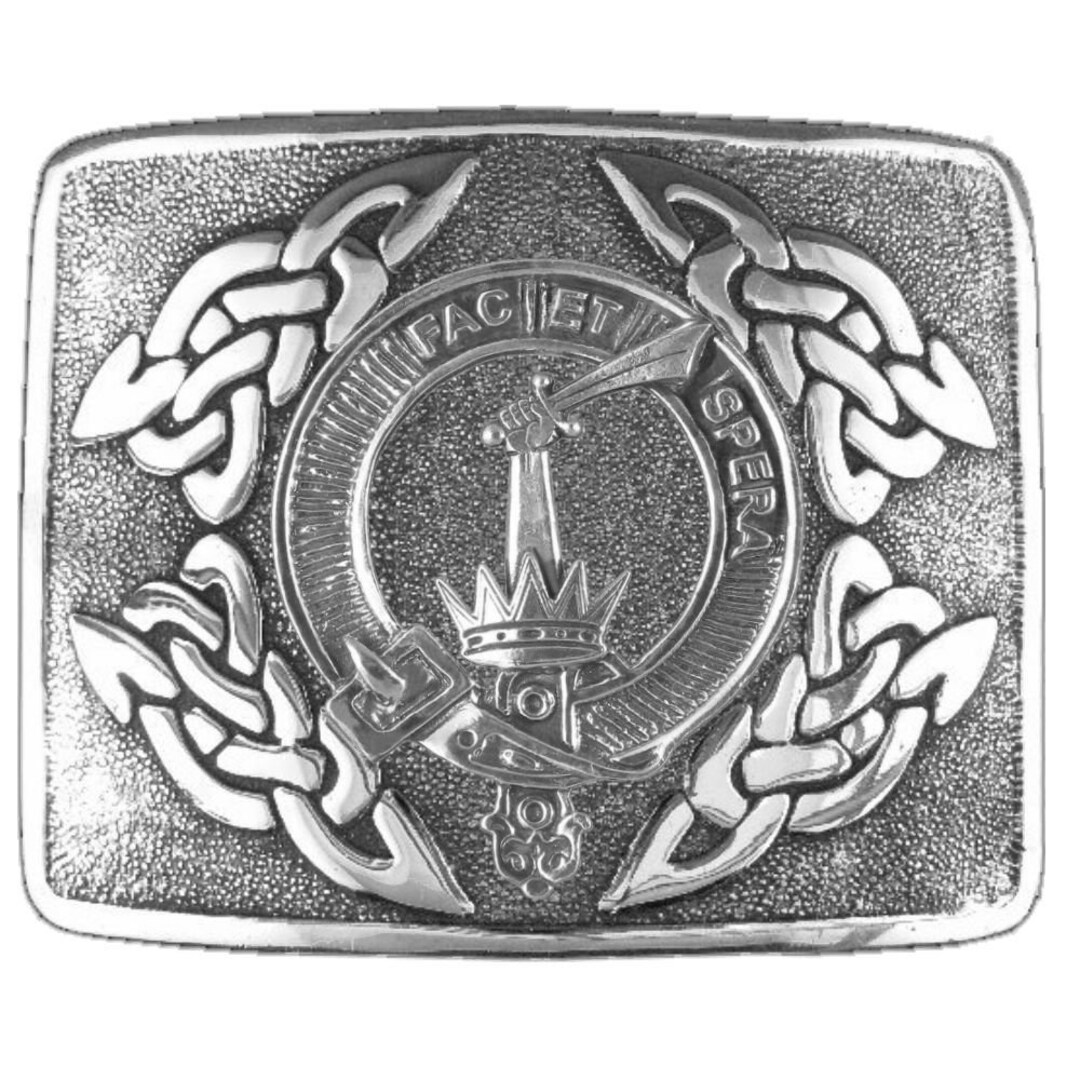 Matheson Clan Crest Interlace Kilt Belt Buckle - Etsy