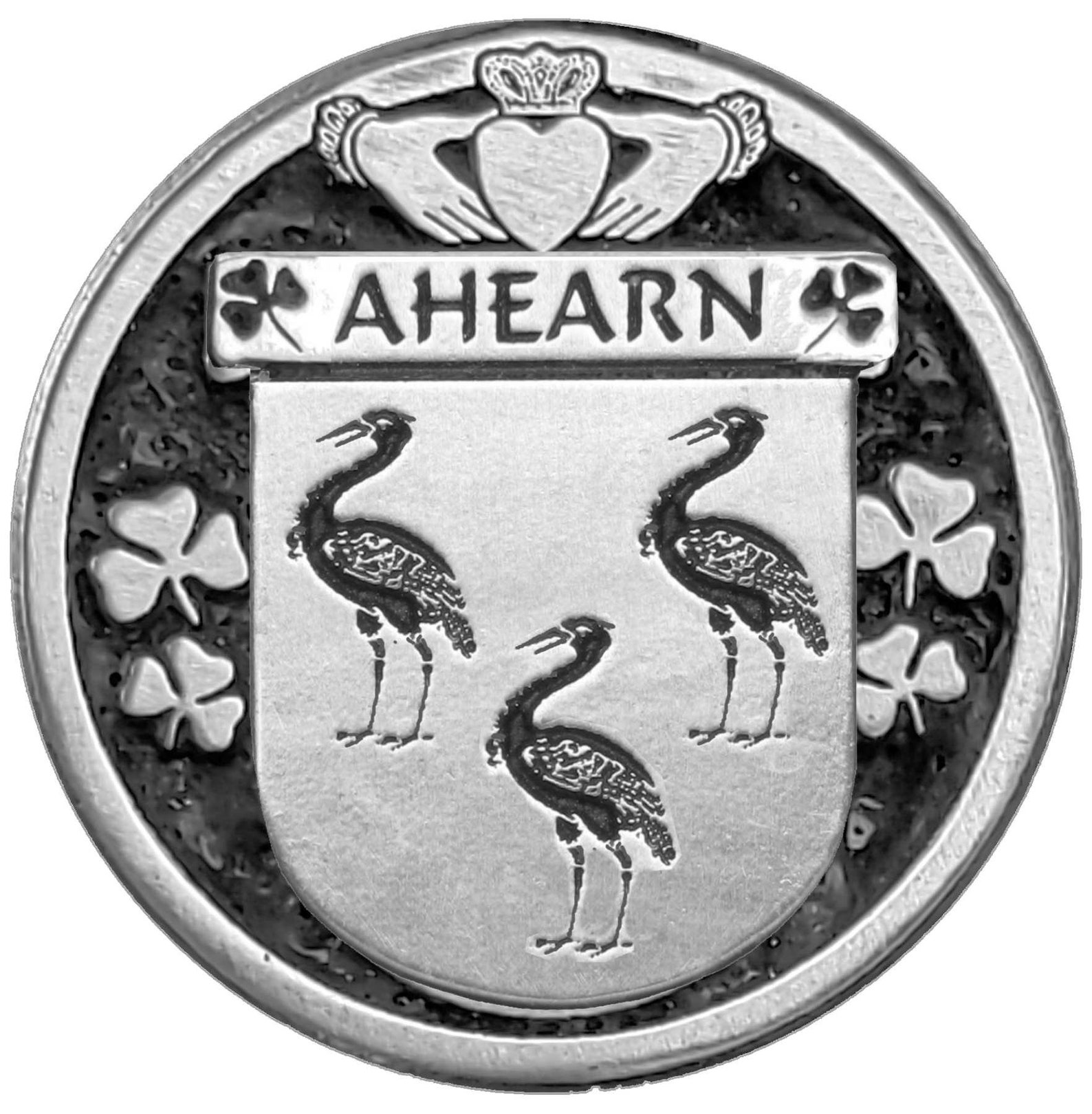 Ahearn Irish Coat of Arms Clip Tie Bar - ICTB10 - Etsy