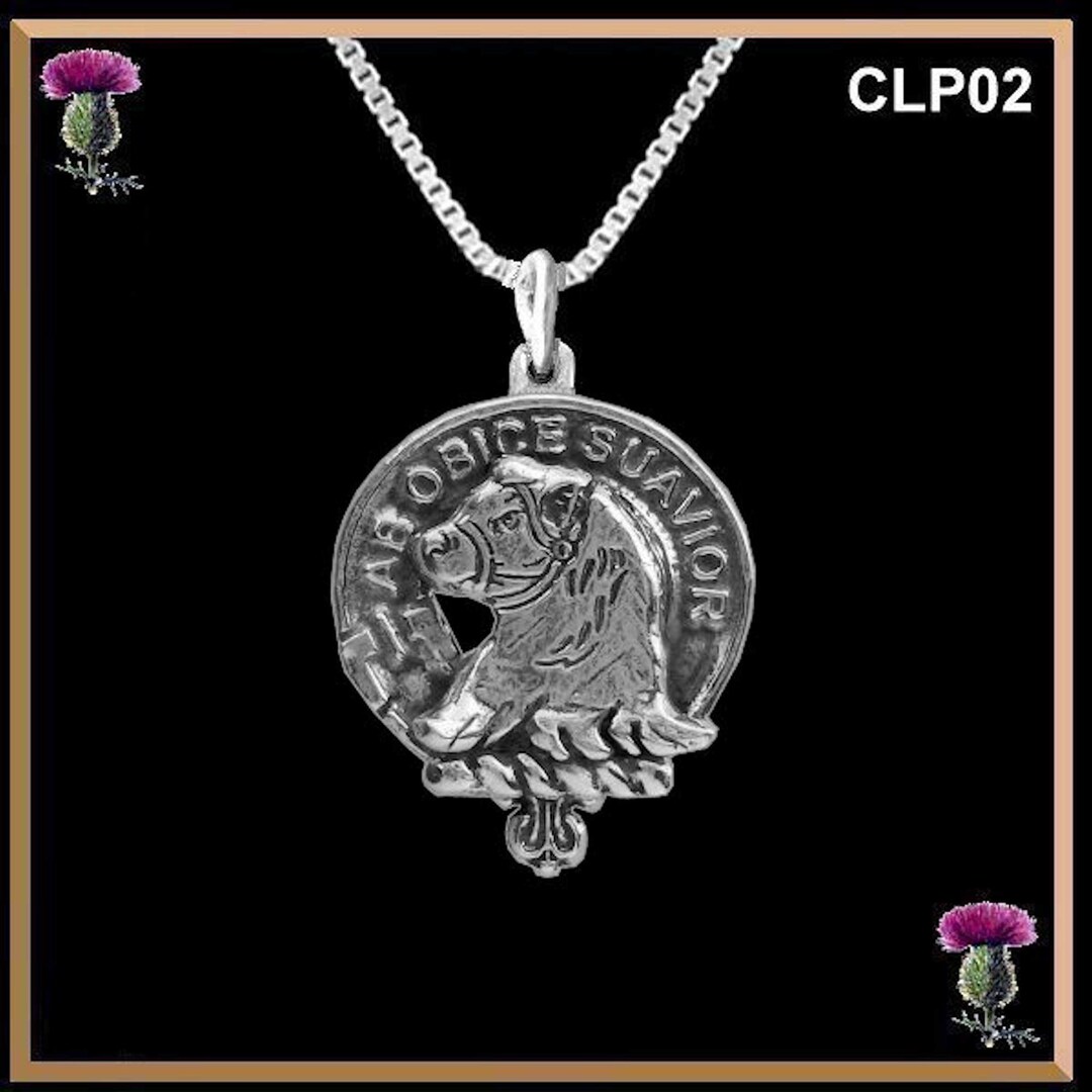 Galbraith Clan Crest Scottish Pendant CLP02 - Etsy