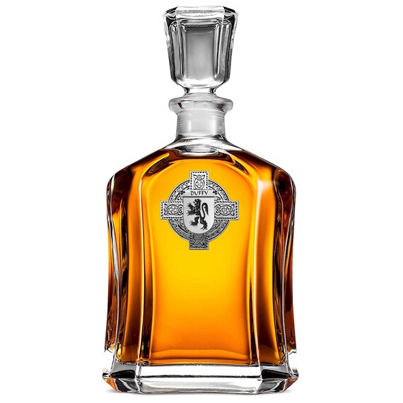 Duffy Irish Dublin Coat of Arms Badge Decanter - Etsy