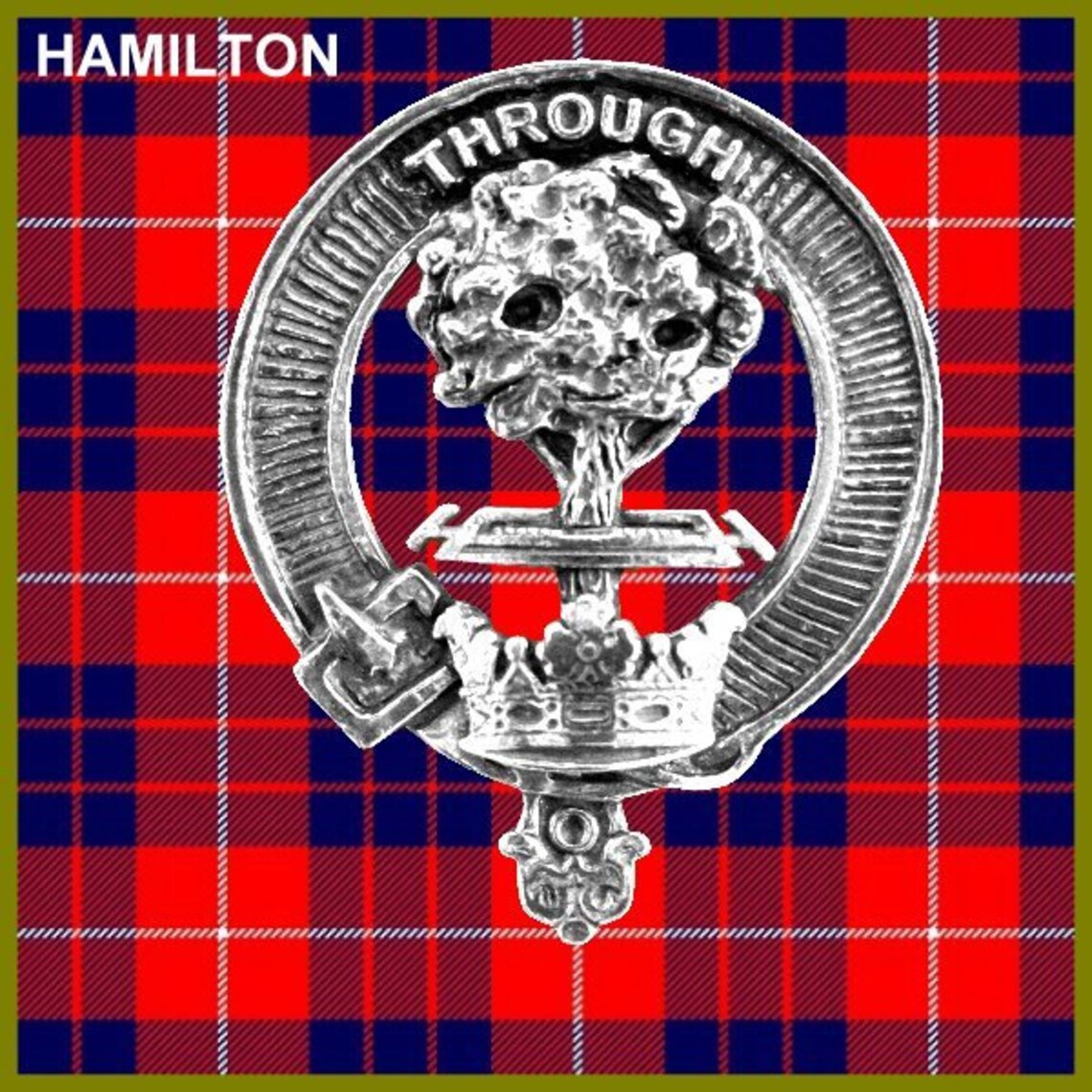 Hamilton Clan Crest Scottish Cap Badge CB02 - Etsy Canada