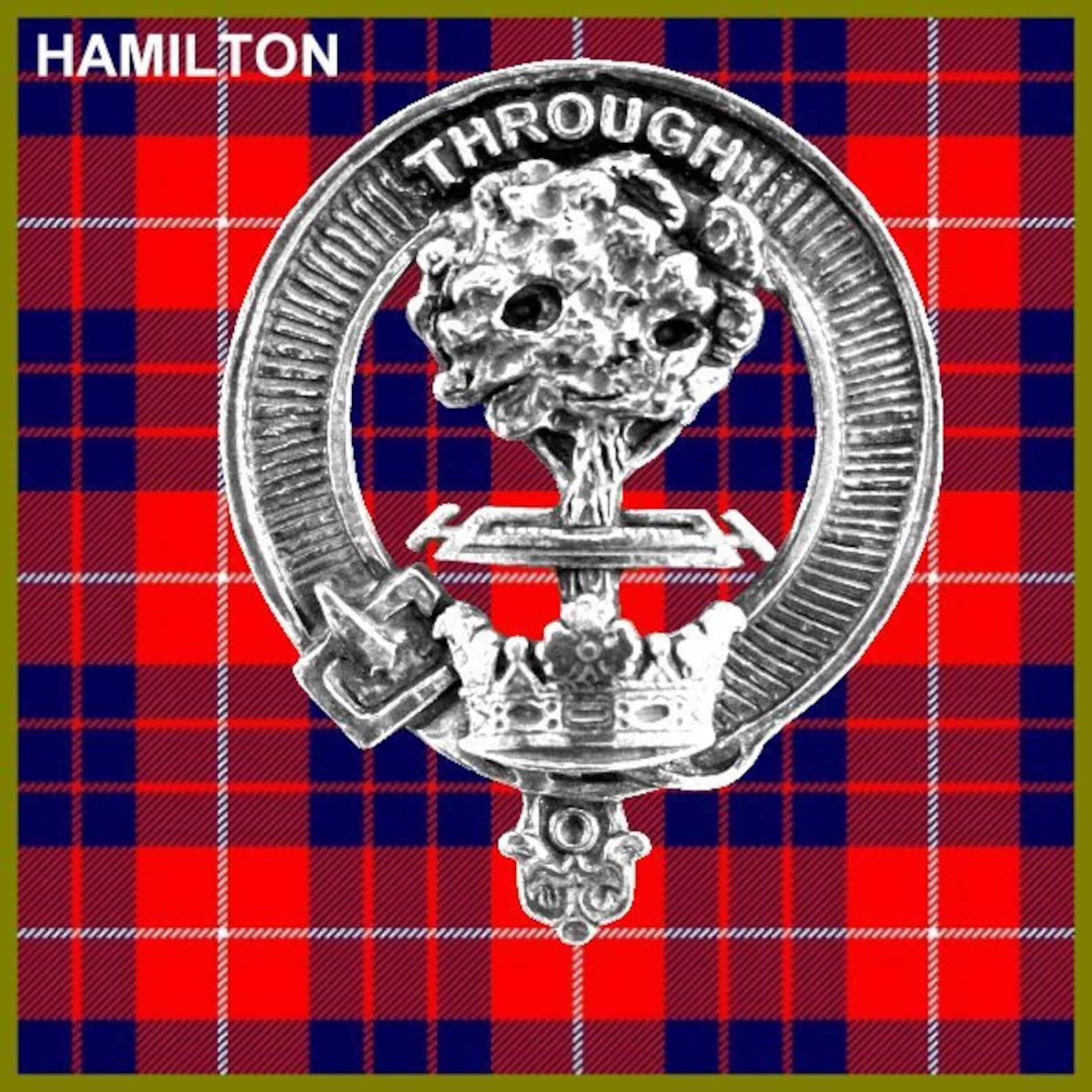 Hamilton Clan Crest Scottish Cap Badge CB02 - Etsy Canada