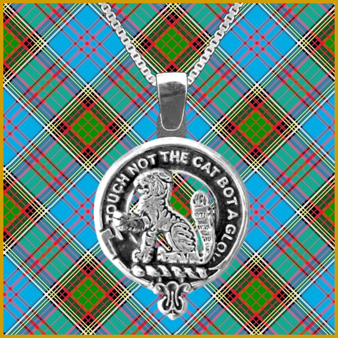 Gow Large 1" Scottish Clan Crest Pendant - Sterling Silver - Etsy