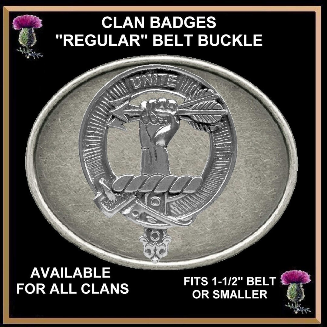 Brodie Clan Crest Regular Buckle - Etsy