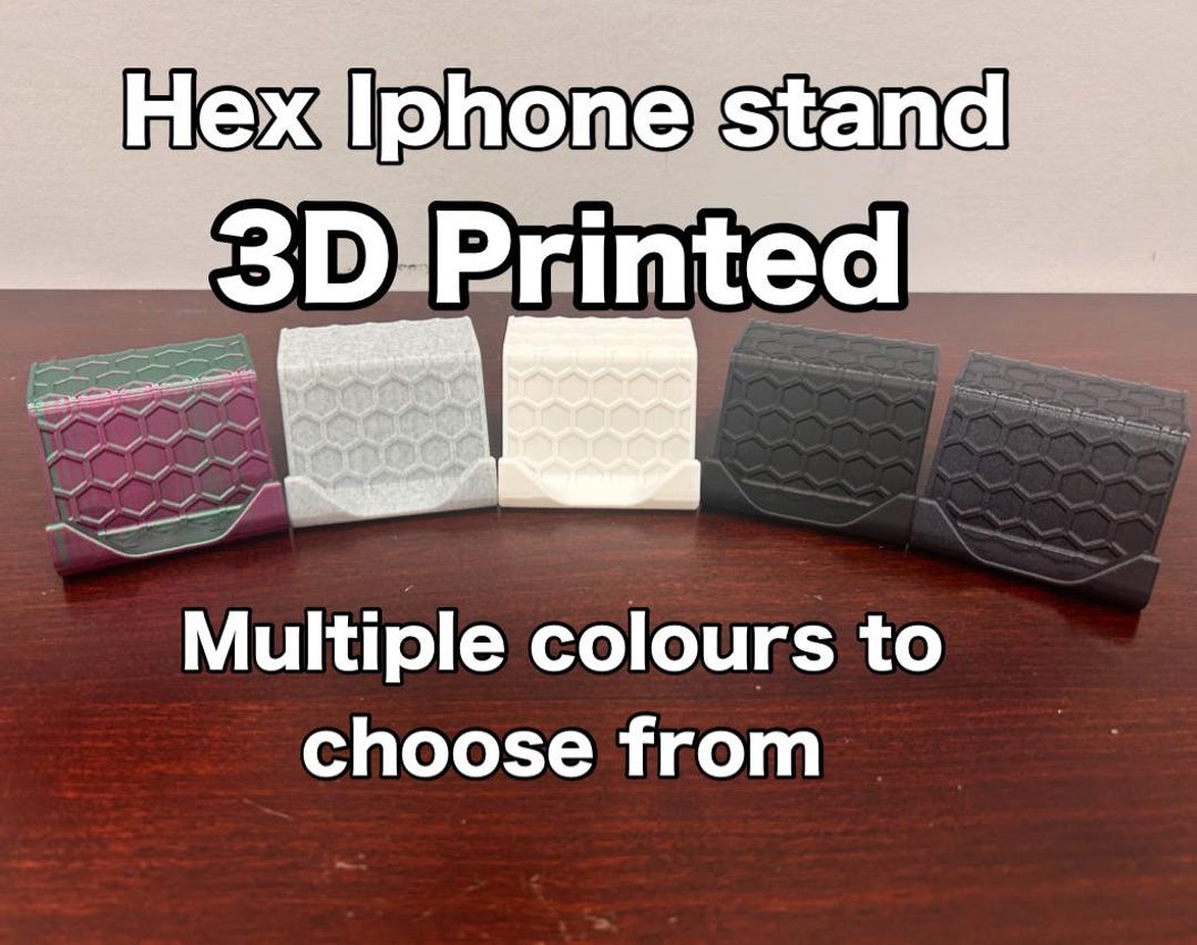 Hex iPhone Stand (3D Printed) - Etsy