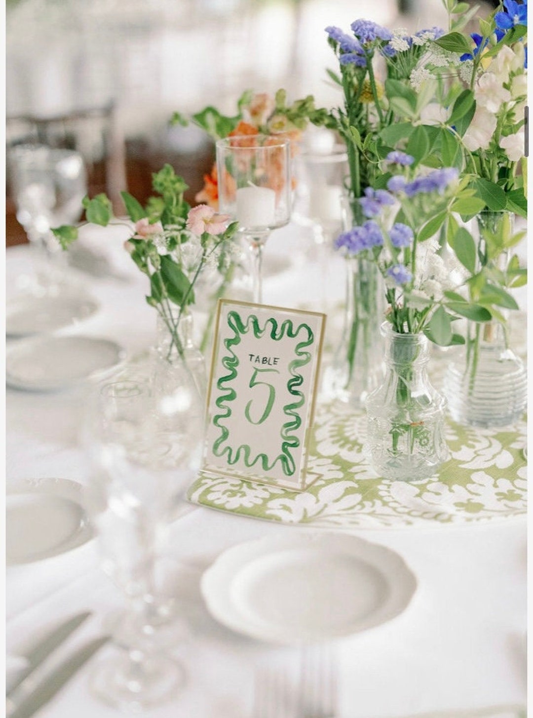 Handpainted Watercolor Table Numbers - Etsy