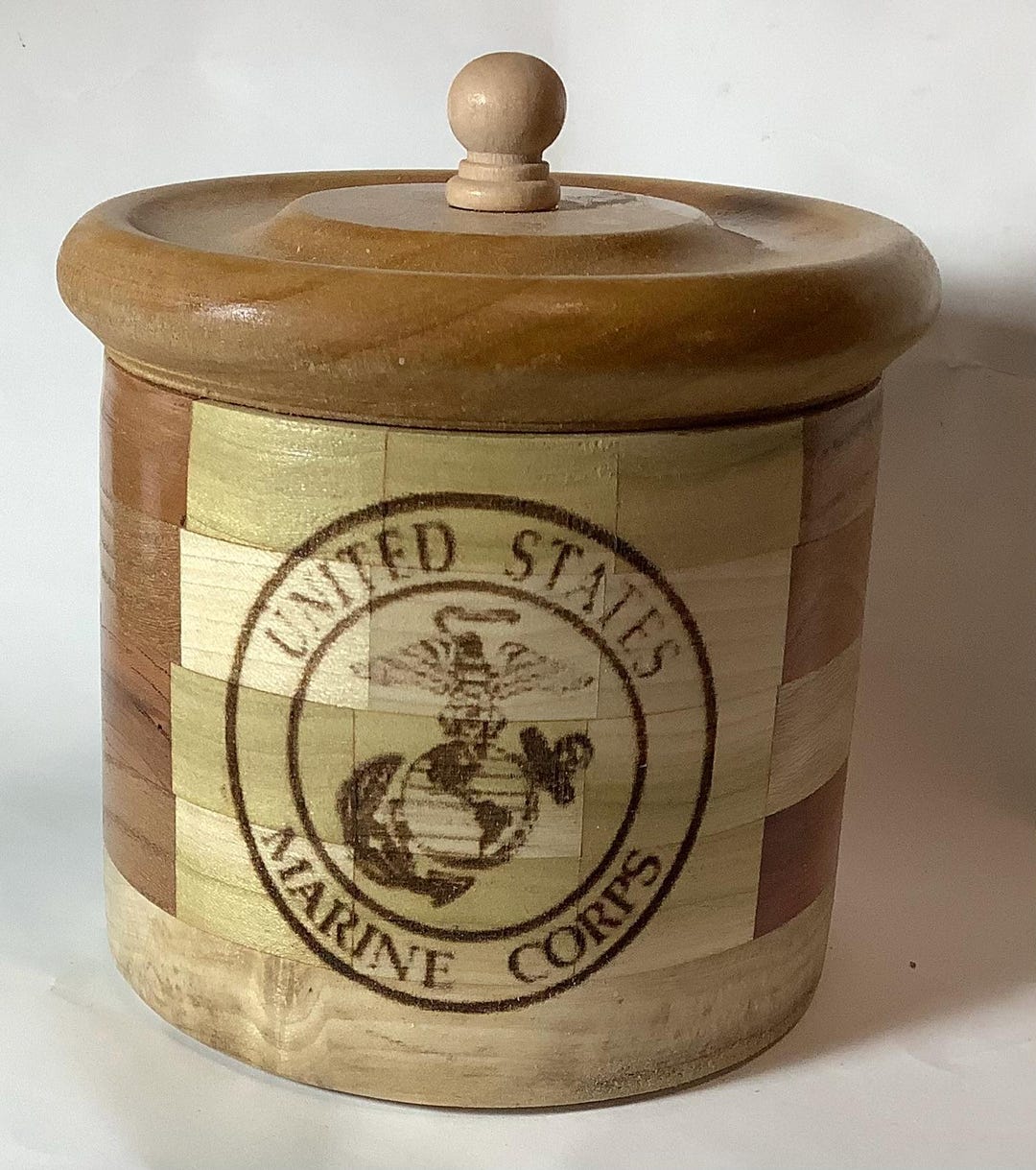 MARINE CORPS JAR . Segmented Bowl With Lead. - Etsy