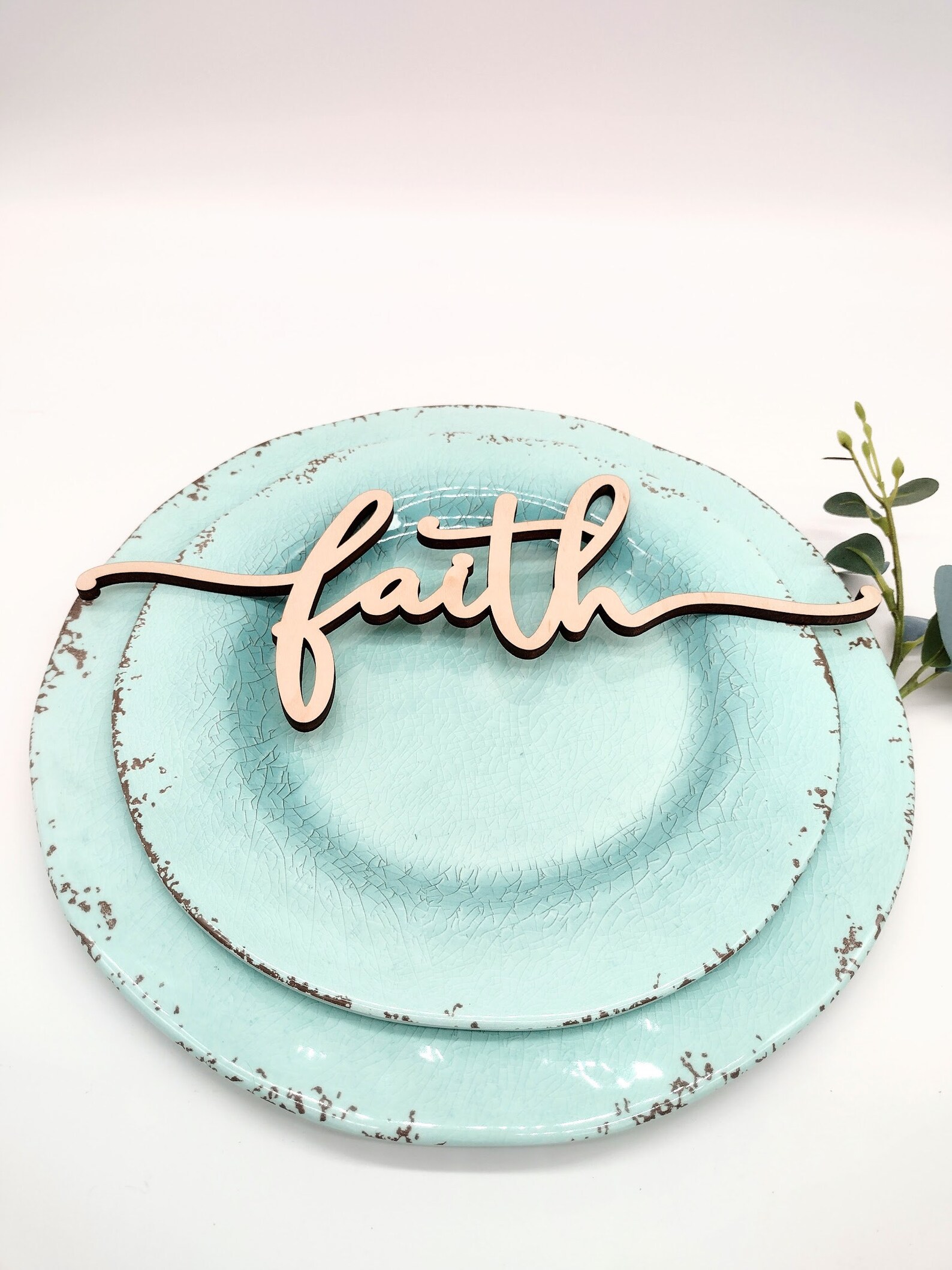 Easter Lunch/dinner Place Setting, Elegant Wood Place Setting, Blessed ...