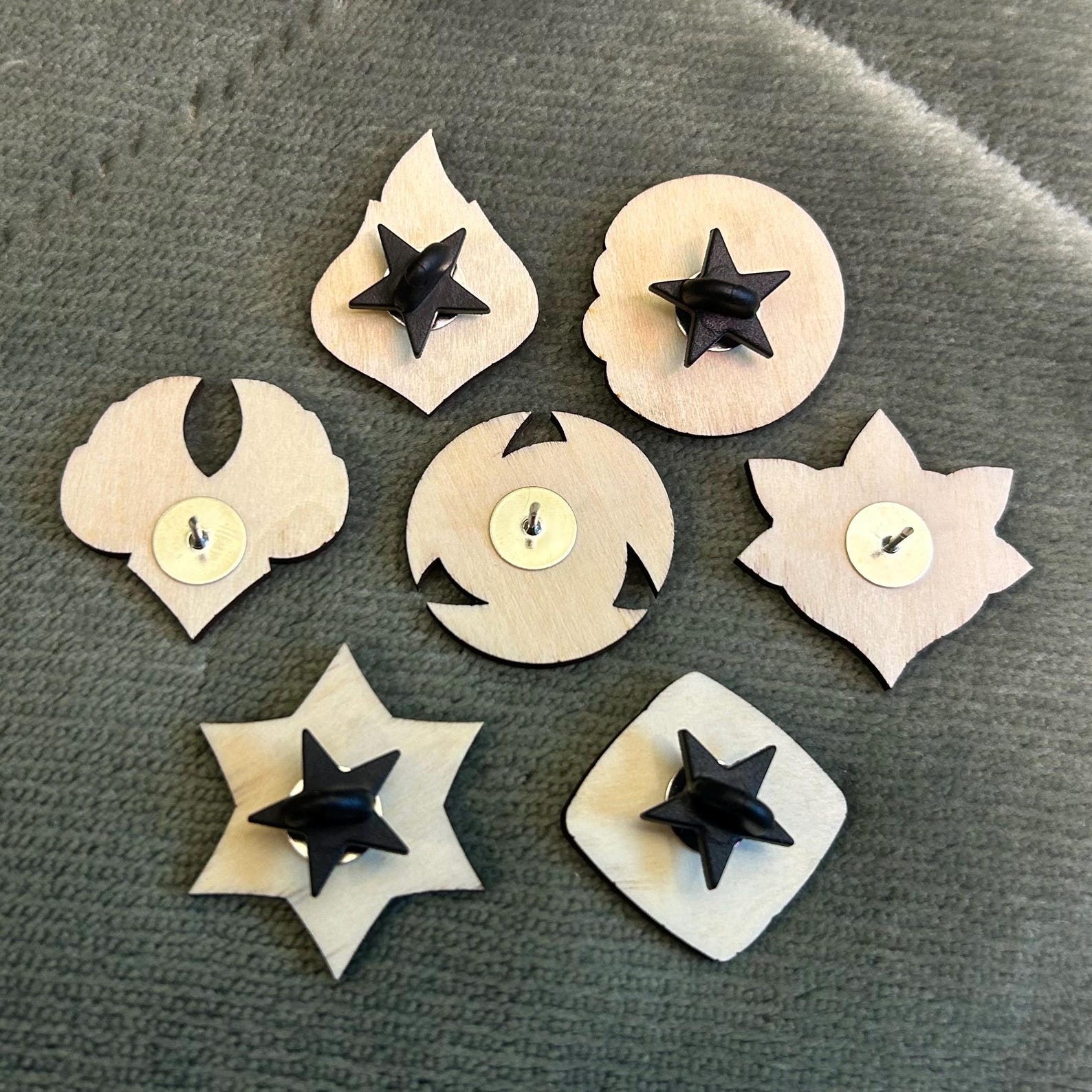 Genshin Element Pins Fan-made Genshin Impact Merch - Etsy