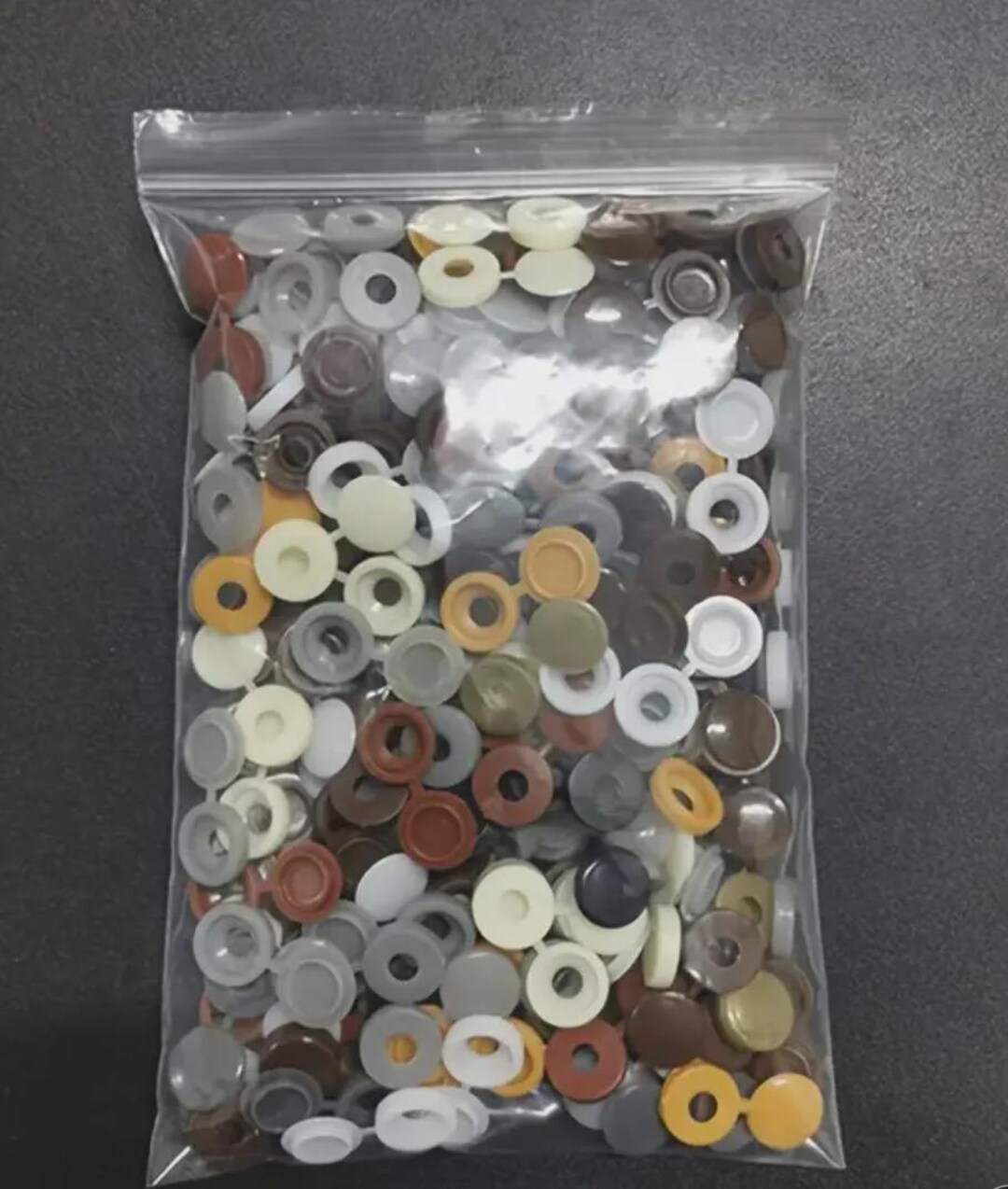 100pcs Hinged Screw Cover Caps: #8 or #10 Flat Head Screws, 3D Printed ...
