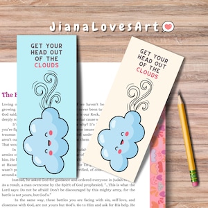 Cloud and Wind Bookmarks, Handmade Bookmarks, Silly Goose Bookmarks ...