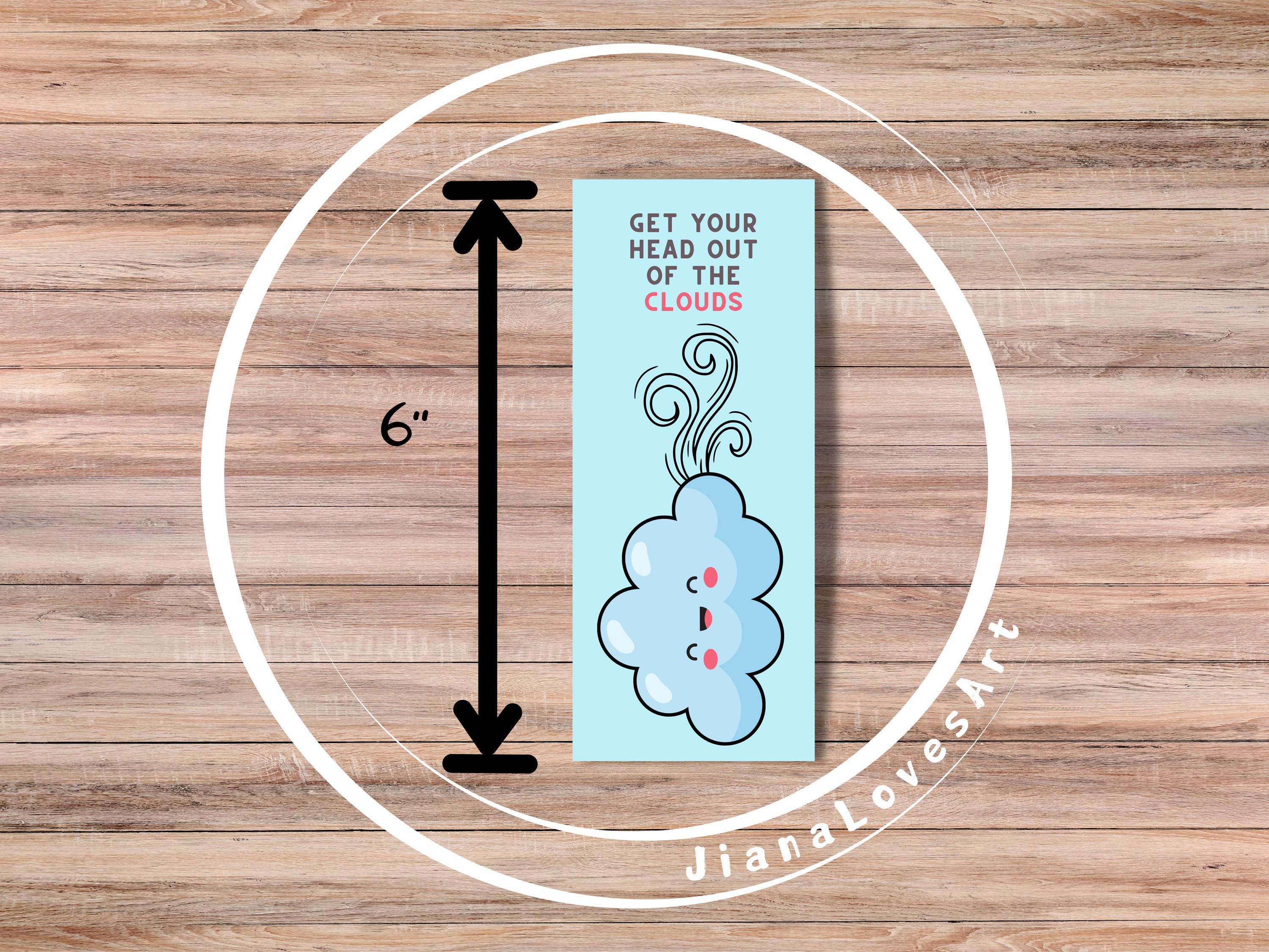 Cloud and Wind Bookmarks Handmade Bookmarks silly Goose Bookmarks ...