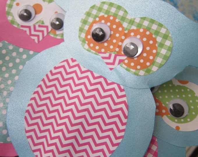 Owl Party Decorations Set of 7 - Etsy