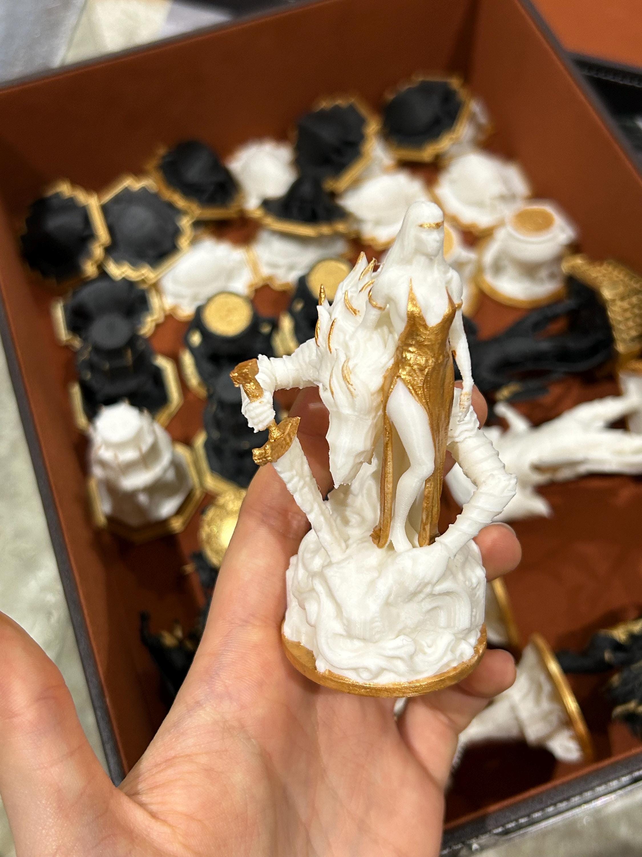 Custom 3d-printed Elden Ring Chess Set From Noggi - Etsy